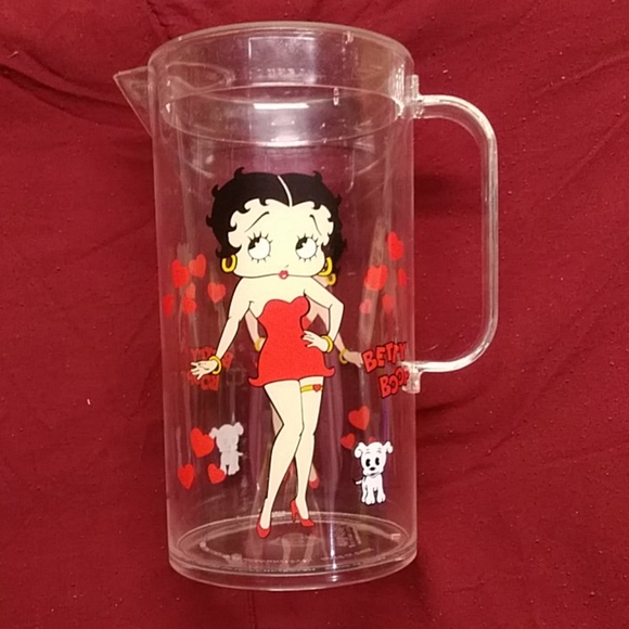 Dining | Betty Boop Beverage Drink Pitcher Htf | Poshmark